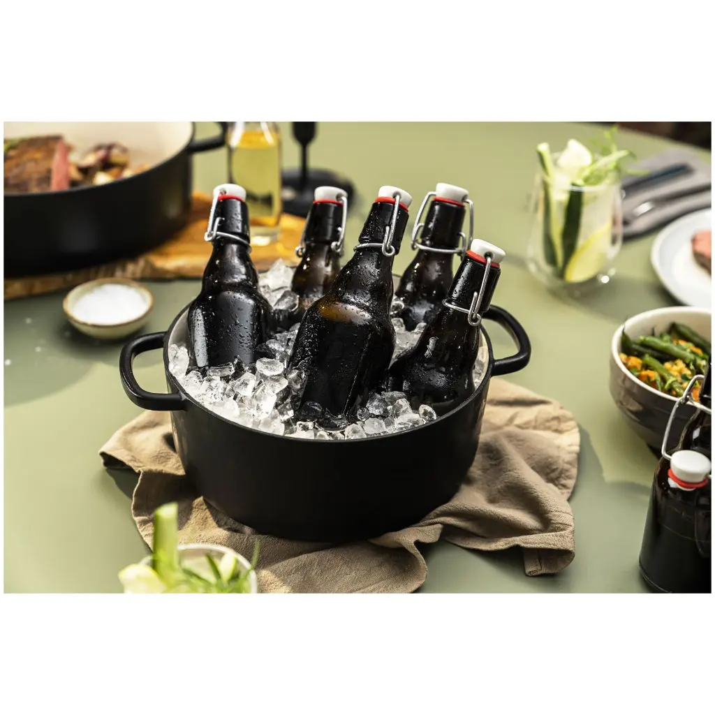 BALLARINI Bellamonte Cocotte 24 cm / 4 l, Rond, Zwart | A. Sluijter & Zn. BV | Horecaleverancier ...