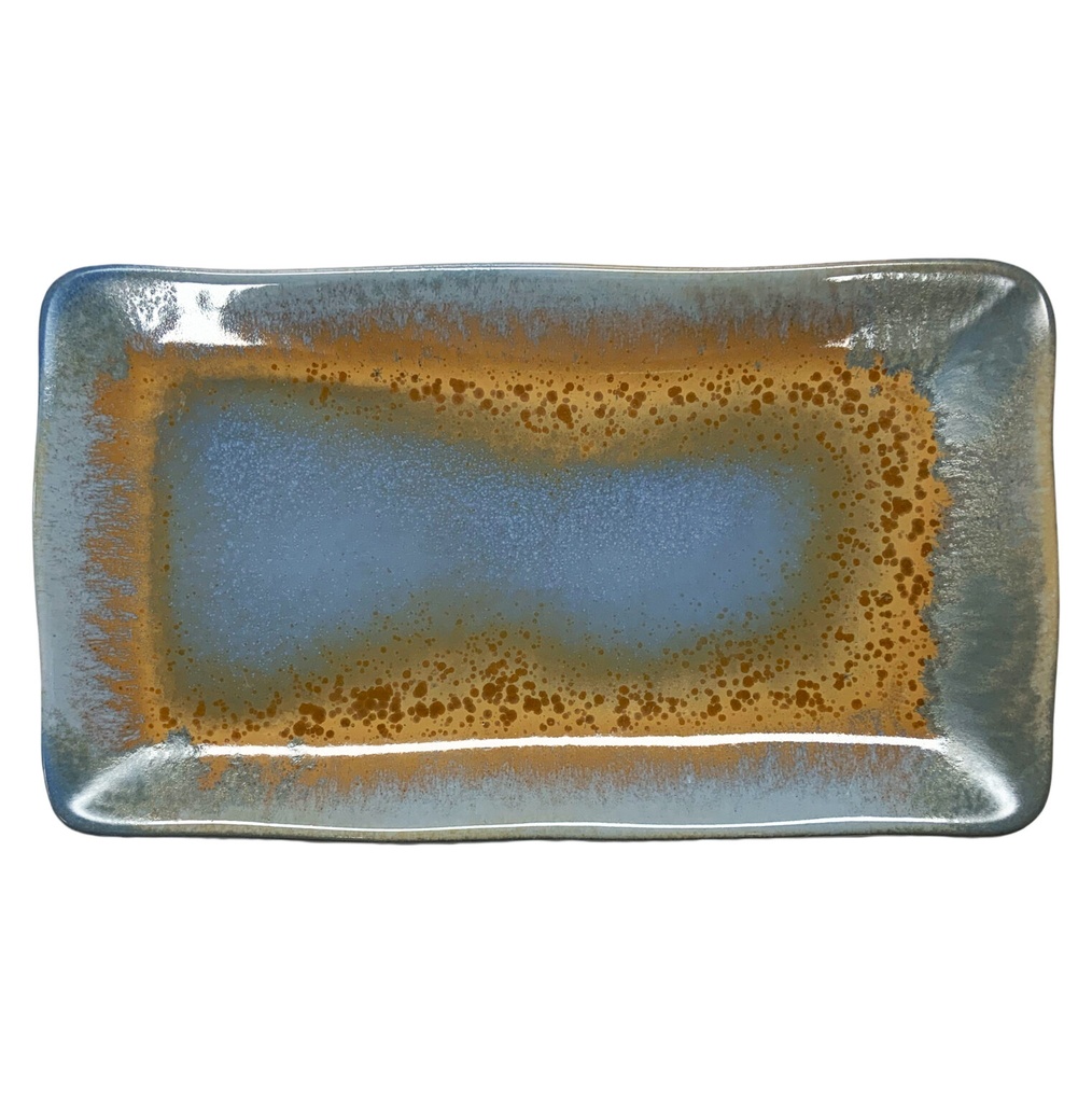 Schaal stoneage 28 x 16 cm - Continental Rust - Dark & Blue | A ...
